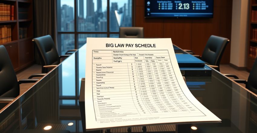the Big Law Pay Scale, Career Progression, and Compensation